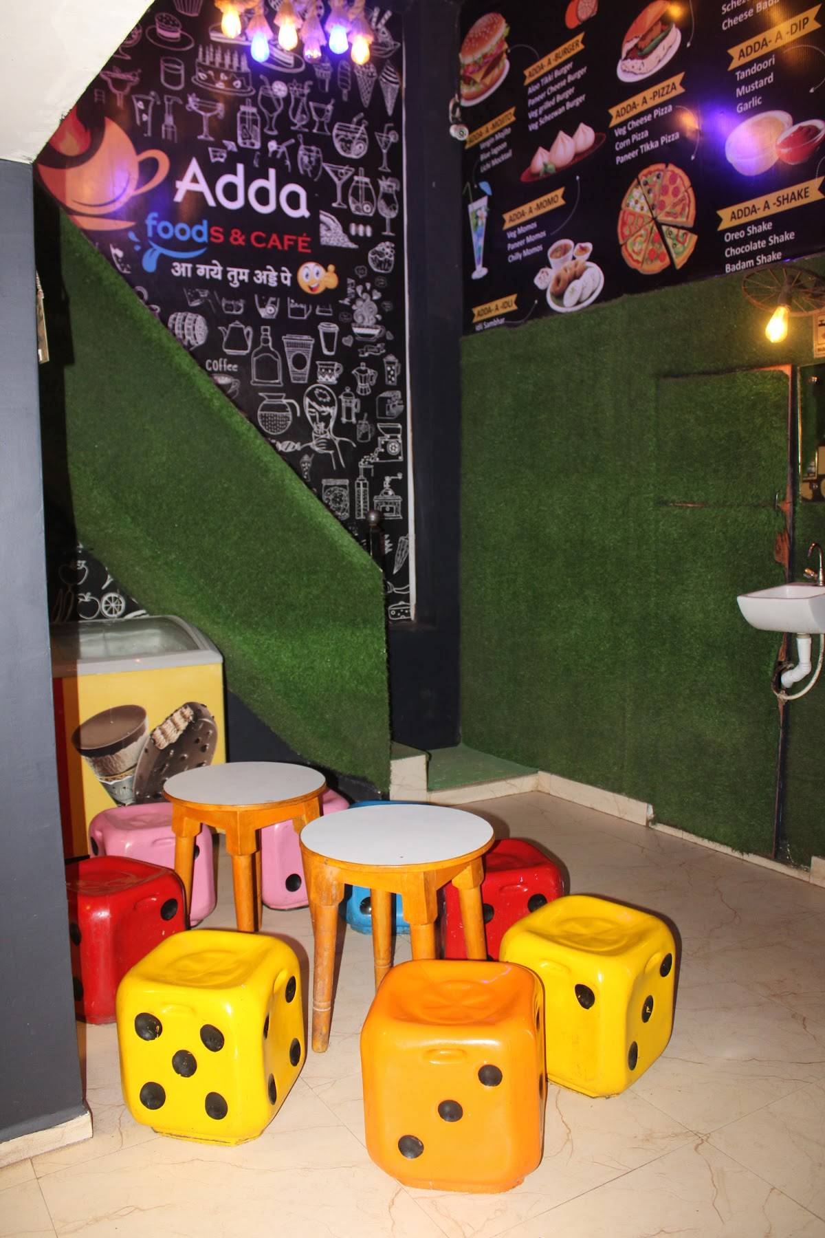 Menu at Adda foods and cafe - Best Cafe In Guna, Guna