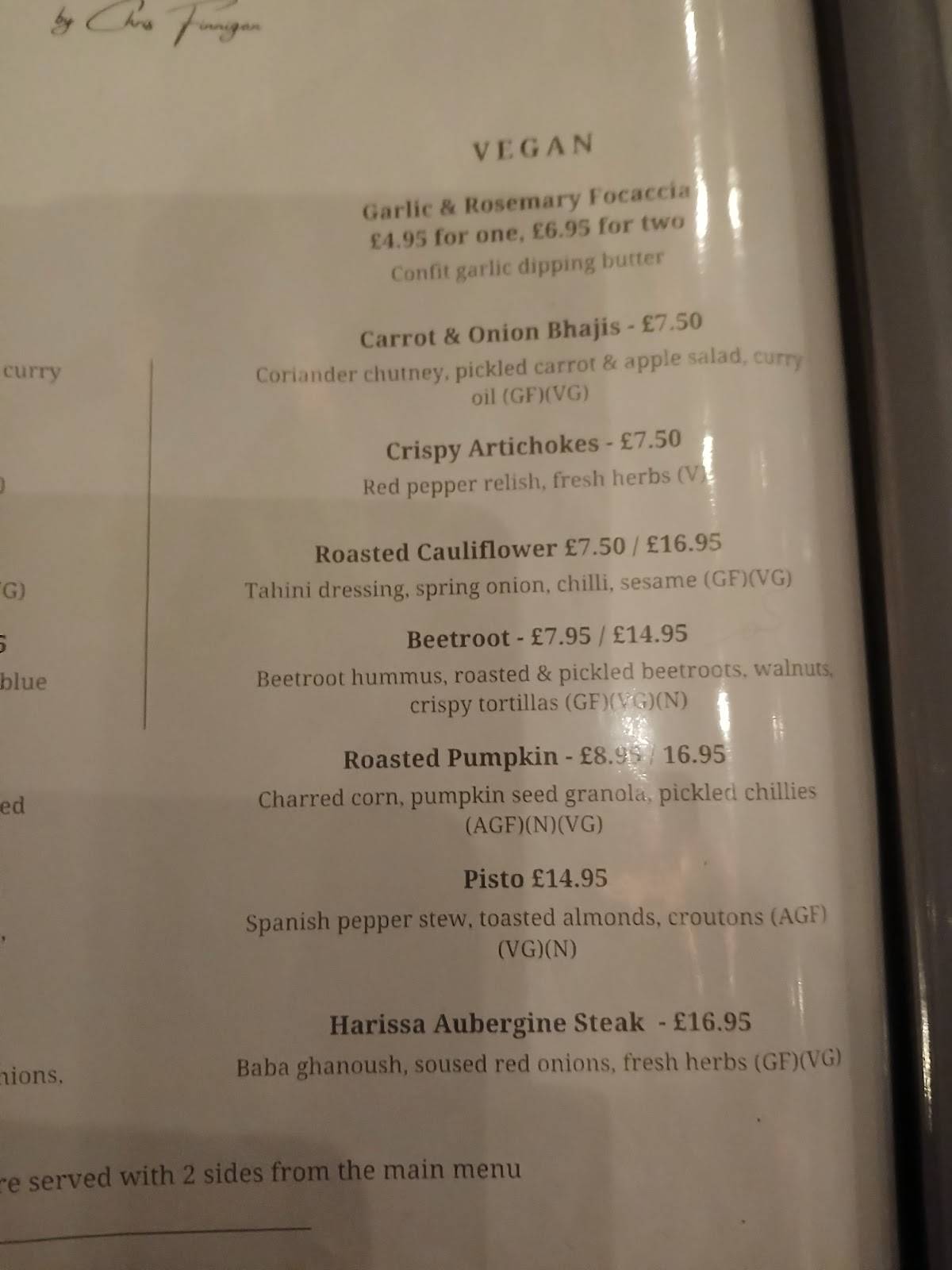 Menu at Aioli Restaurant by chris finnigan, Birtley