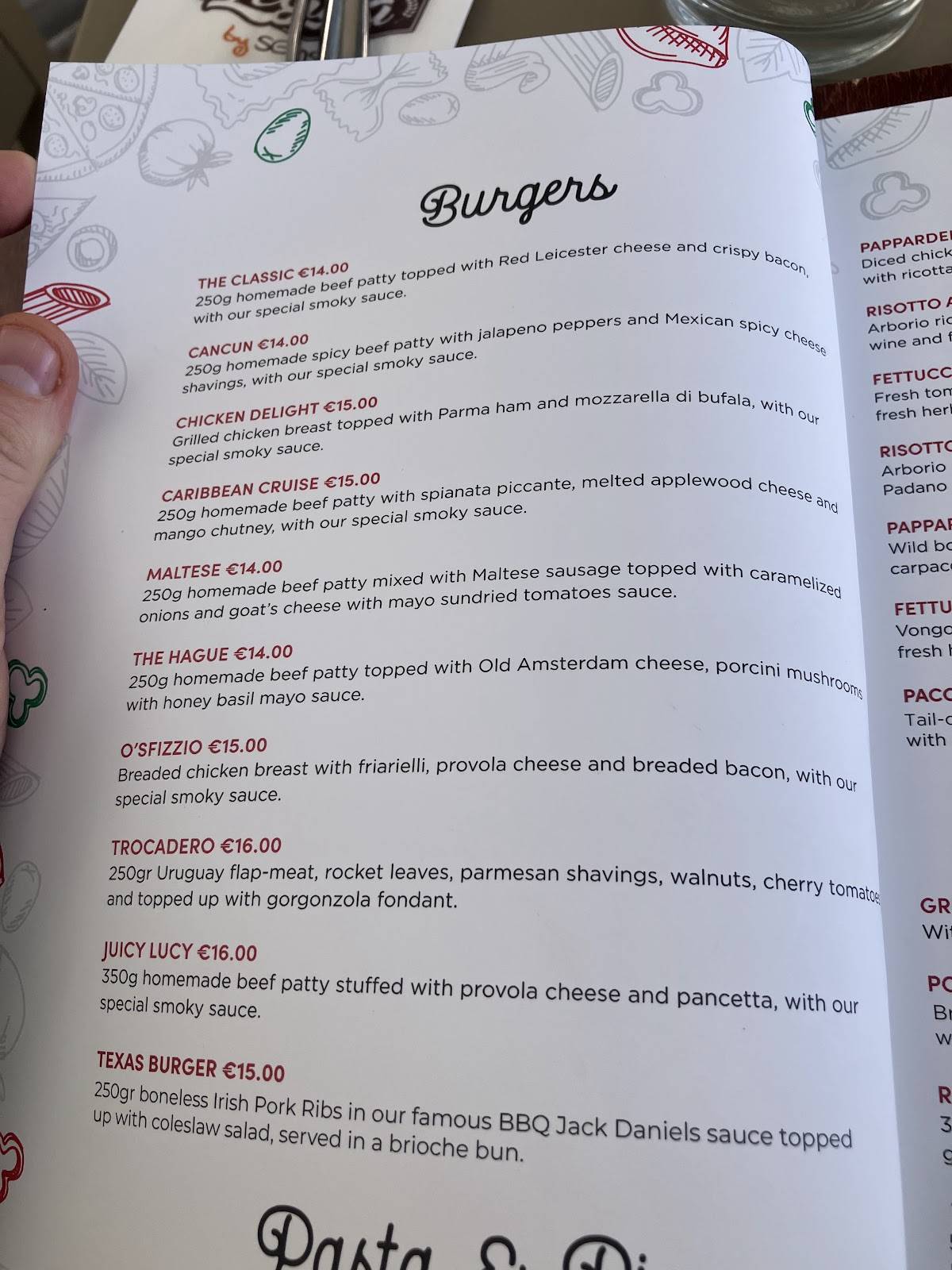 Menu at Al Legna Pizzeria, Marsaskala