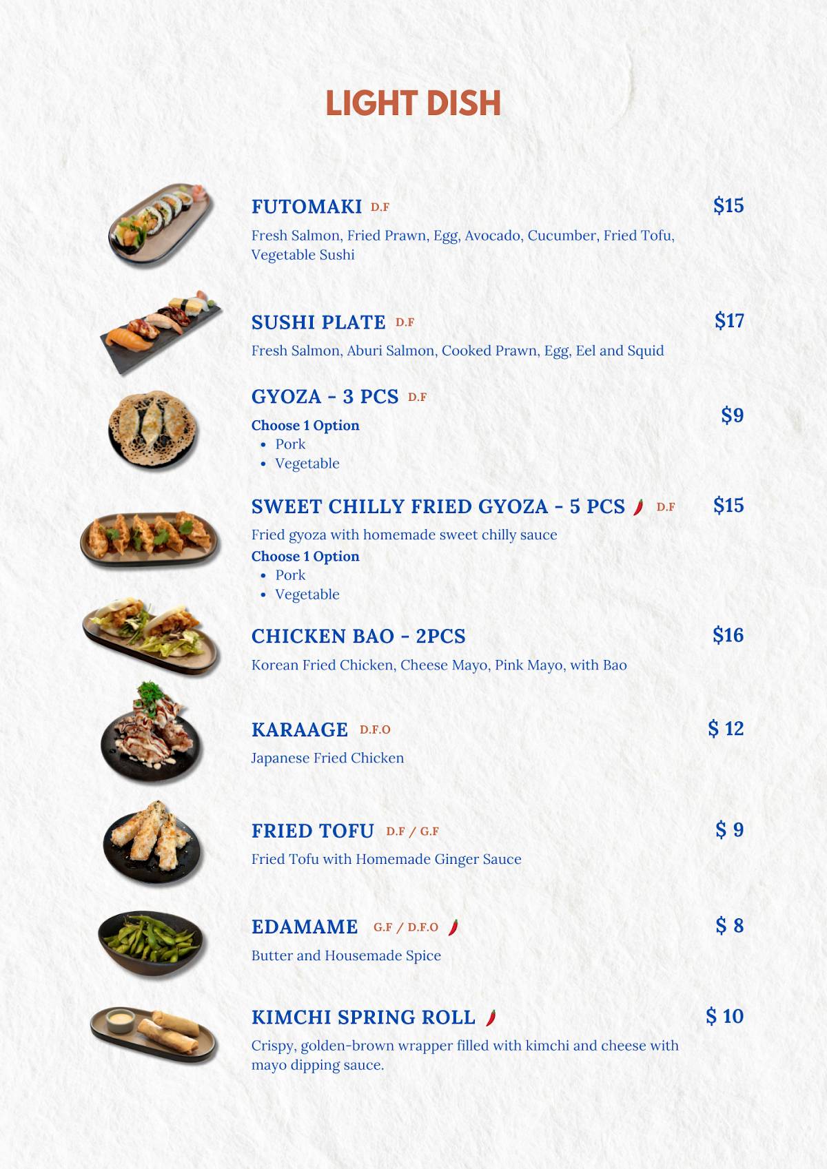 Menu at easTable restaurant, Maroochydore