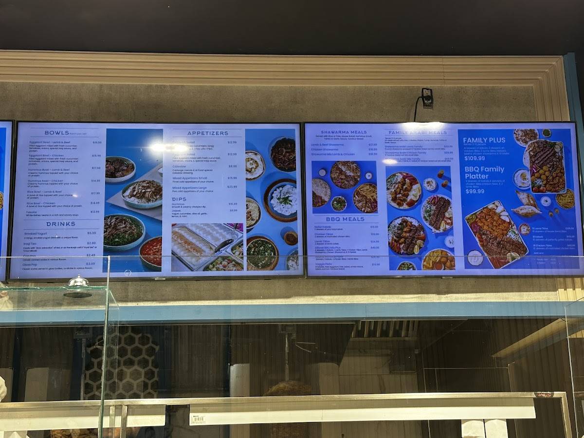 Menu at Alforat Iraqi Street Food (North York) restaurant, Toronto
