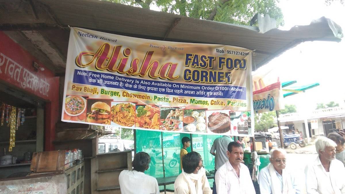 Menu at Alisha Fast Food Corner, India