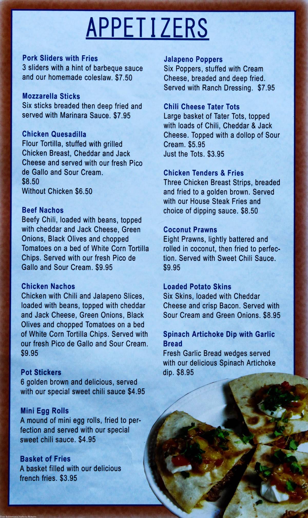 Menu at All Stars Sports Grill pub & bar, Keizer