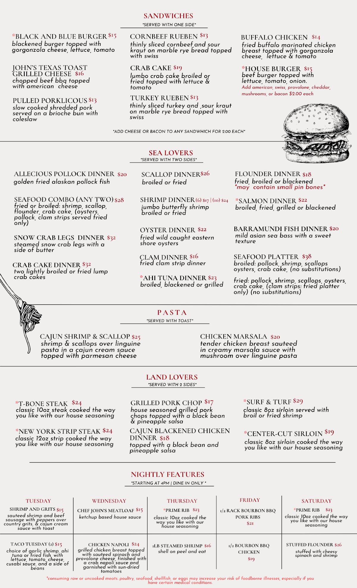 Menu at Allecious Faith Family Food Restaurant, Elizabeth City