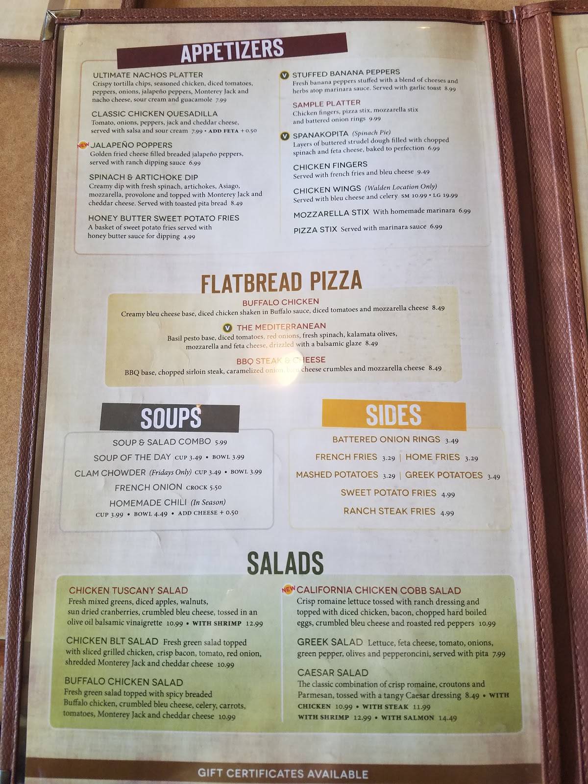 Menu at Alton's Restaurant - Cheektowaga, Buffalo, Walden Ave