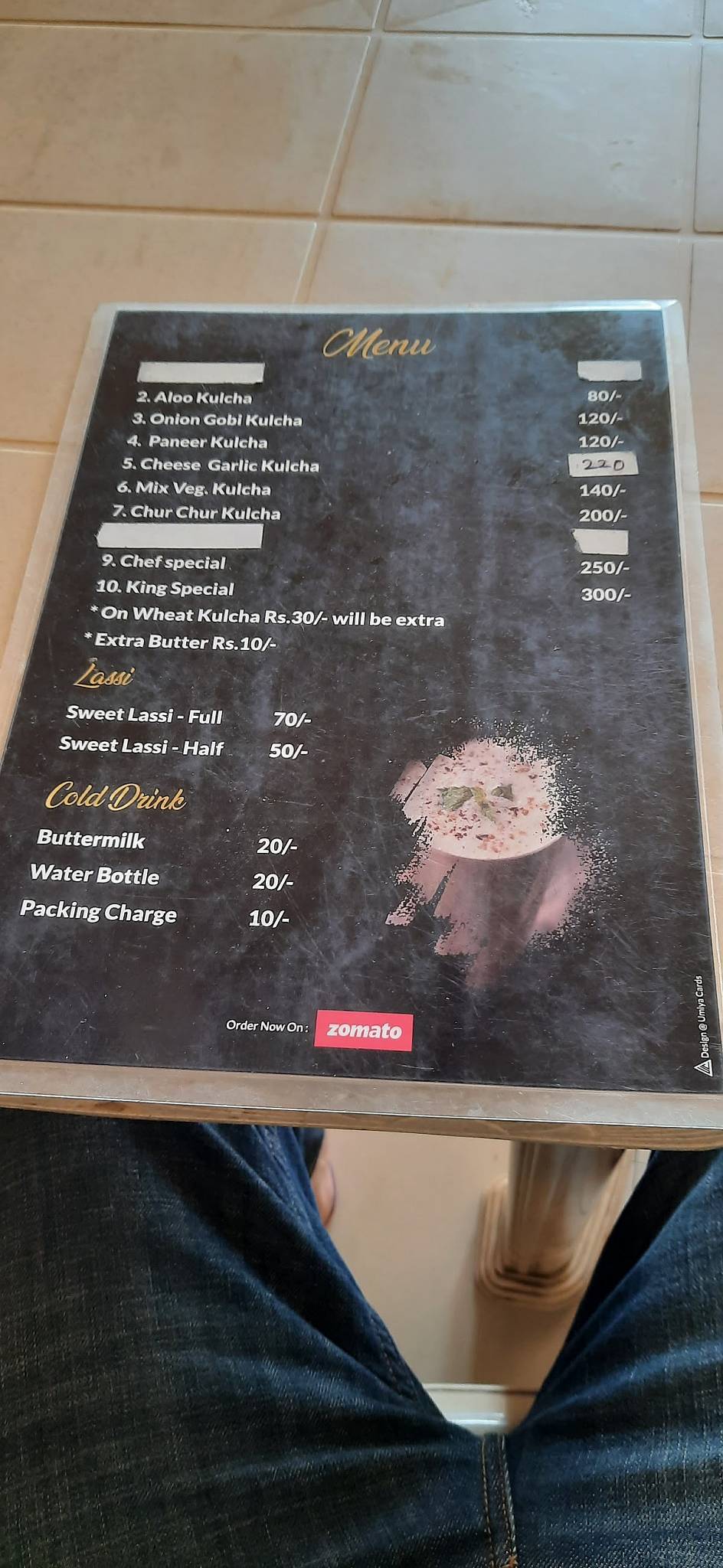 Menu at Amritsari Kitchen King, Vadodara, A-4