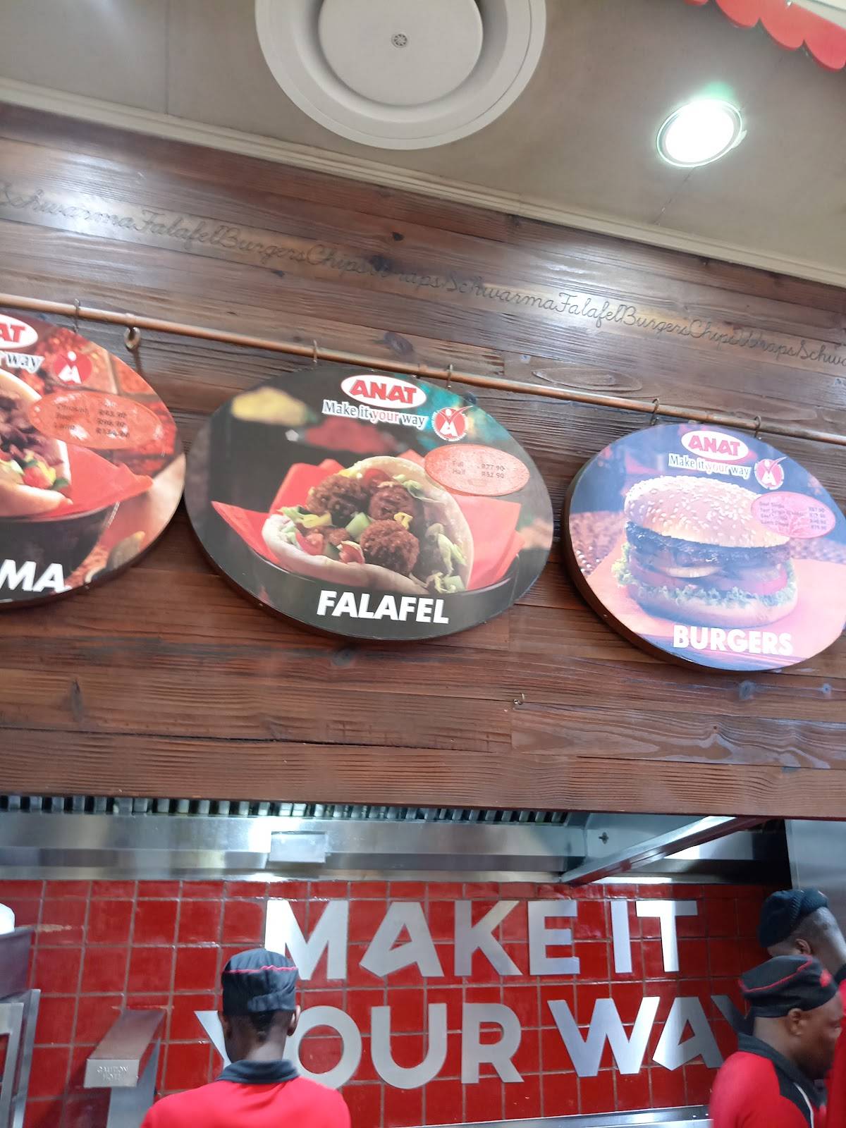 Menu at Anat Mall of Africa restaurant, Midrand, Shop 1240