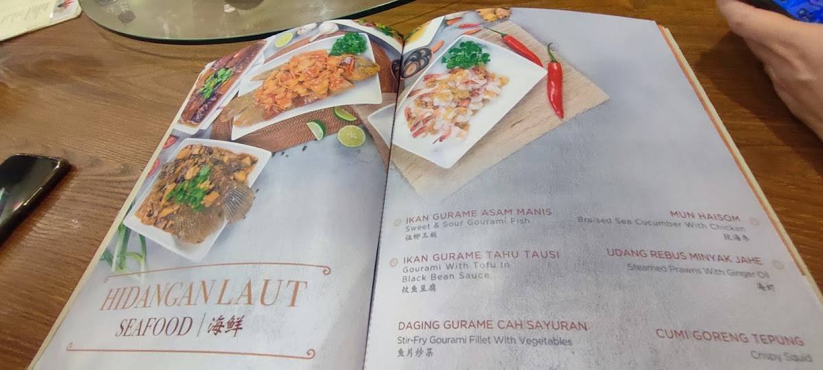 Menu at Angke Restaurant - PIK, Jakarta