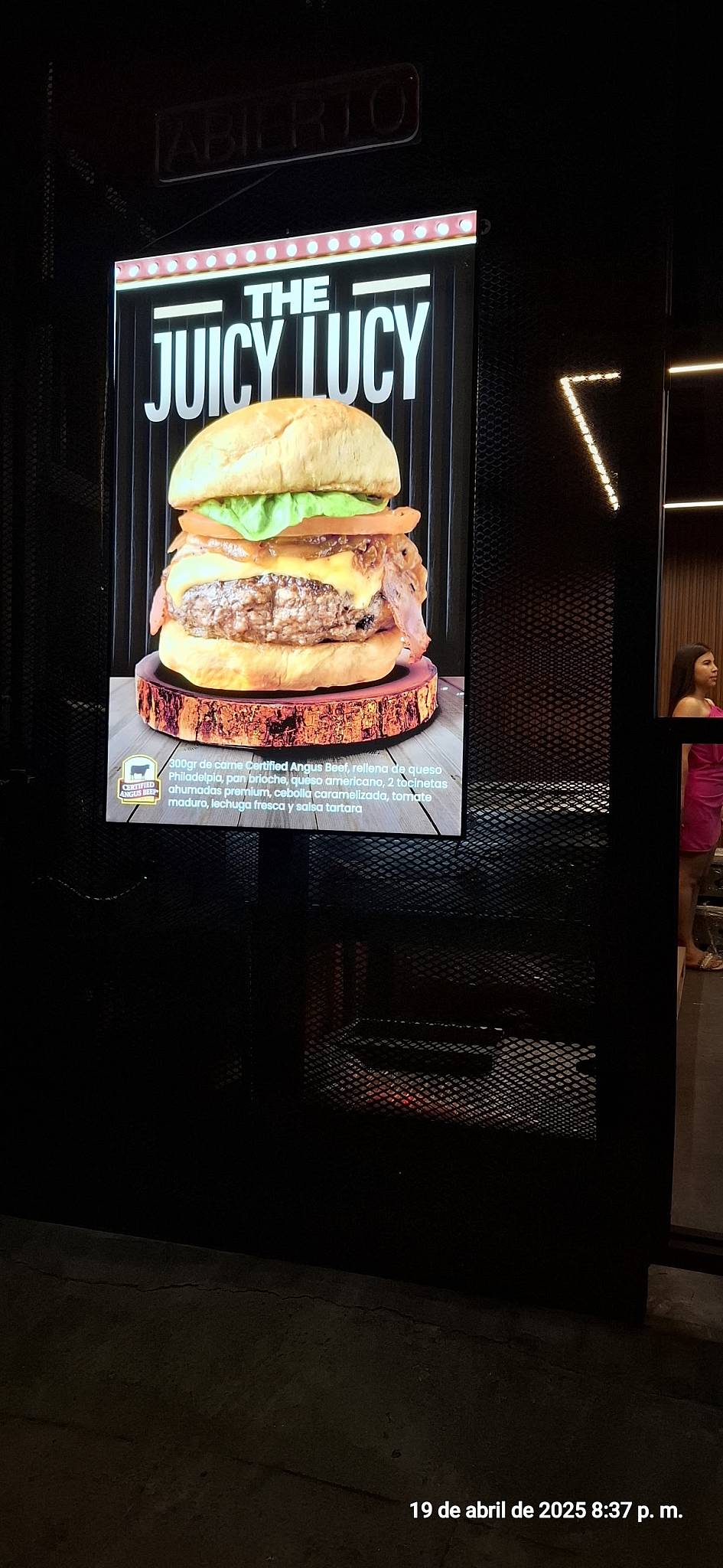 Carta del restaurante Angus Burger Ibagué, Ibagué