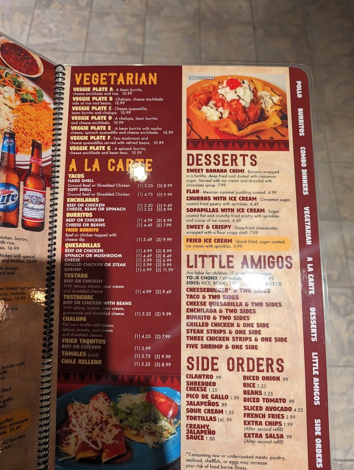 Menu at Gran Maya Mexican Restaurant, Ann Arbor