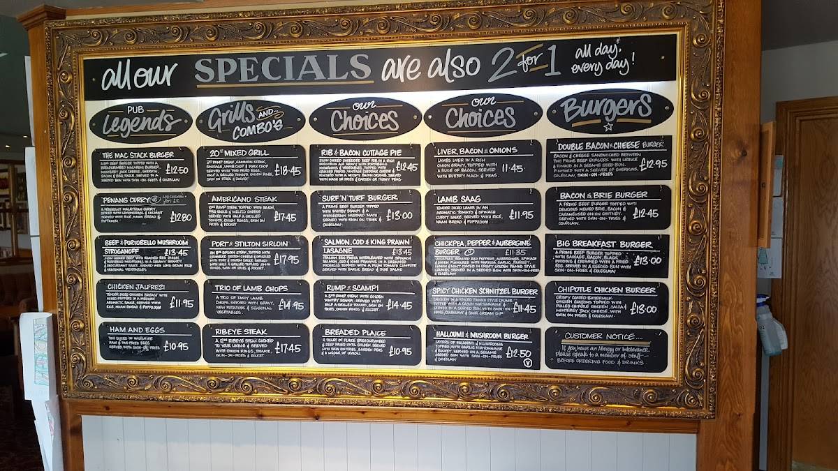 Menu at Apple Cart pub & bar, Peterborough