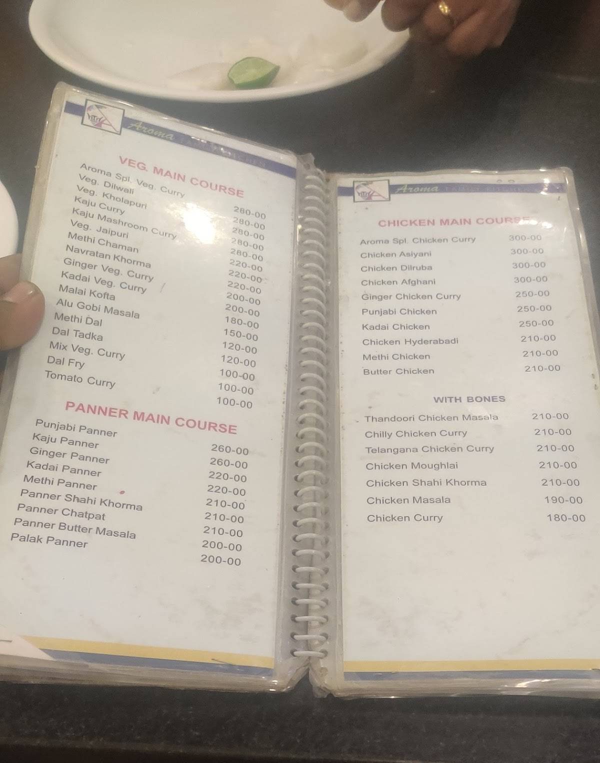 Menu at Aroma Family Kitchen, Nizamabad