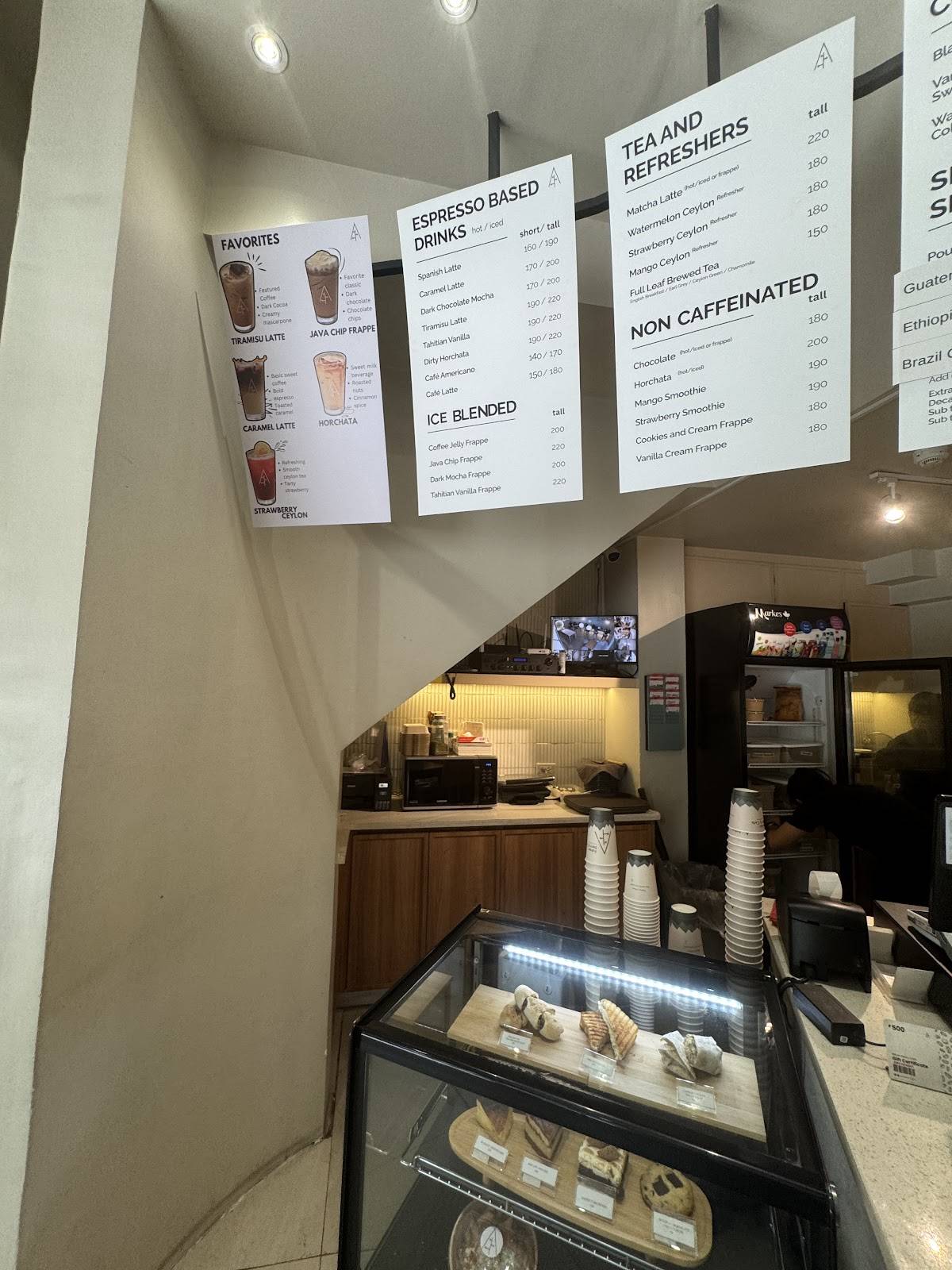 Menu at Ashen Berry Cafe - Coffee Roastery, Makati