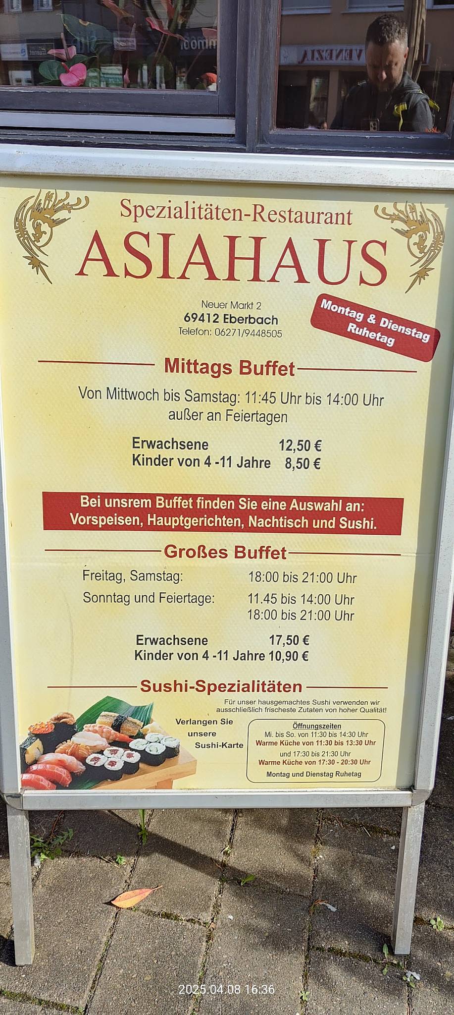 Speisekarte von Asia Haus Restaurant, Eberbach