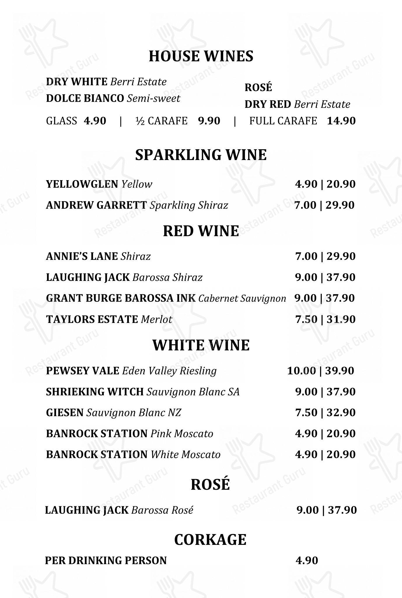 Menu at Asian Central Gawler restaurant, Gawler