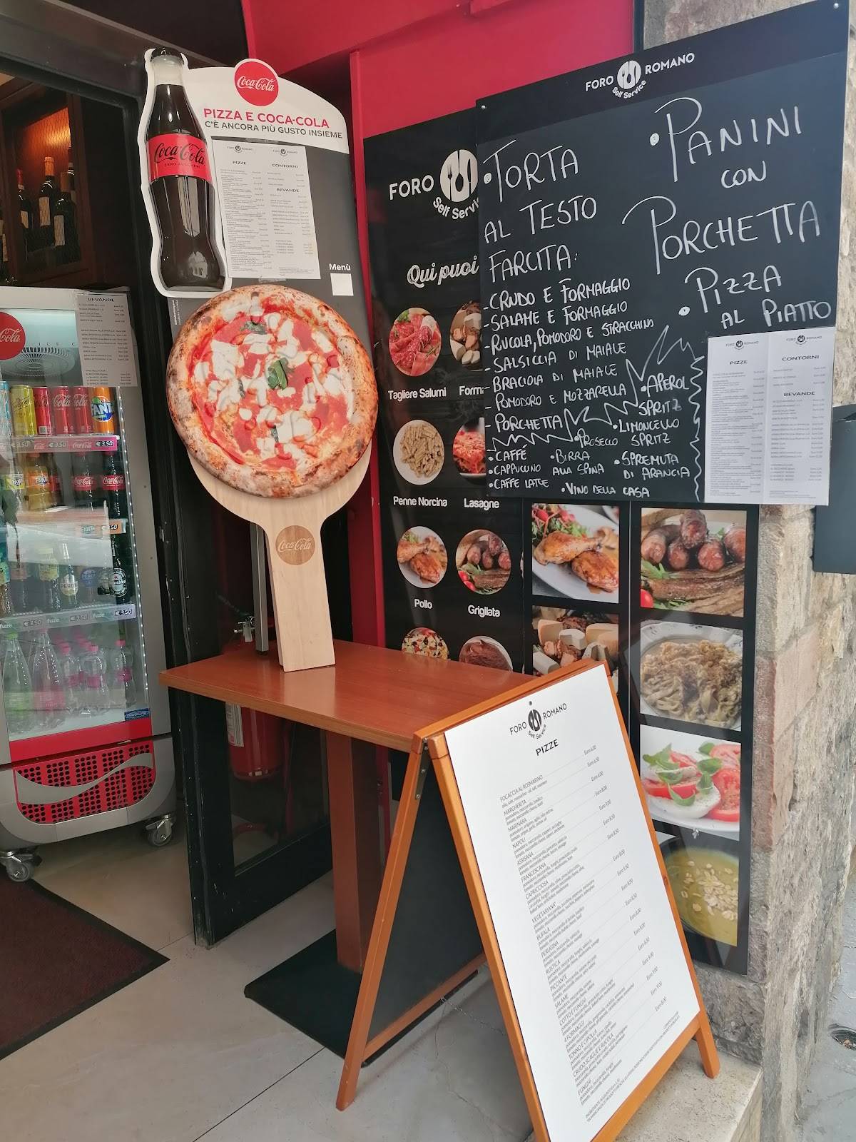 Menu at Ristorante Foro Romano, Assisi