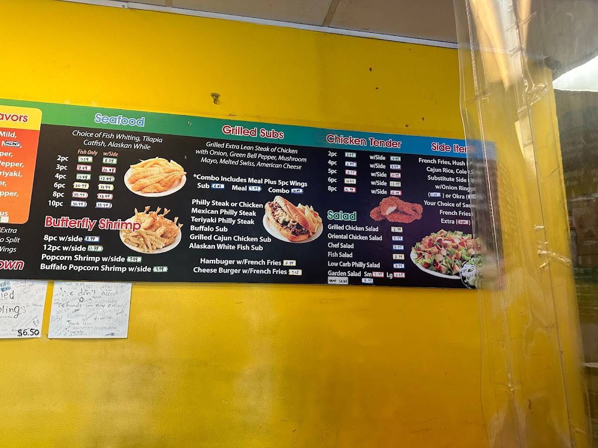 Menu at Atlanta's Best Wings restaurant, Atlanta, 490 Fairburn Rd SW A