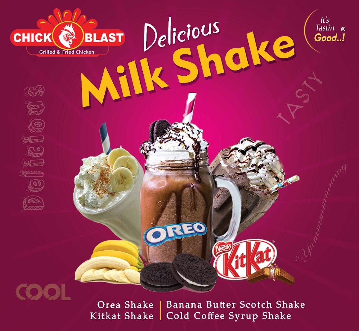 Menu at Chick Blast, Attur