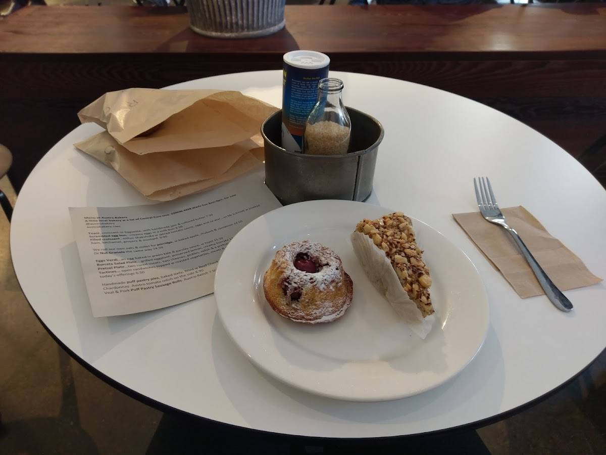 Menu at Austro Bakery, South Melbourne