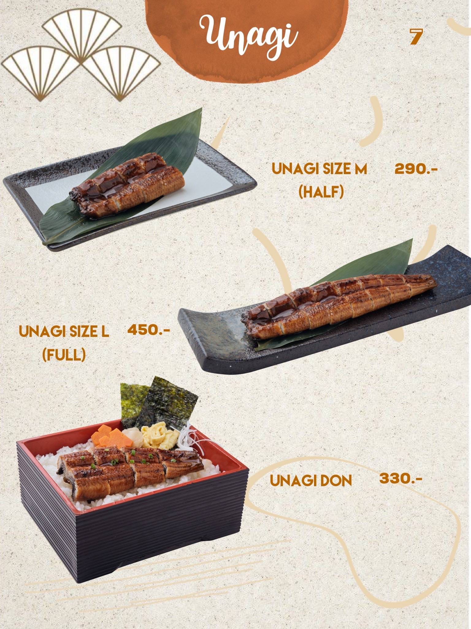 Menu at AYA Japanese Halal Restaurant, Bangkok, 686 A10 Phatanakarn 38