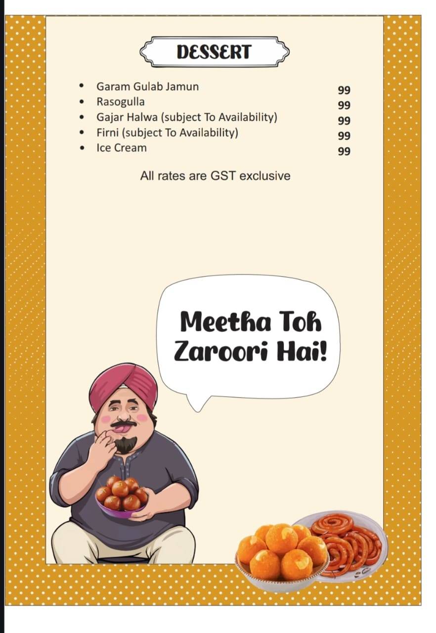 Menu at Urban Turban Restaurant & Banquet, Azamgarh