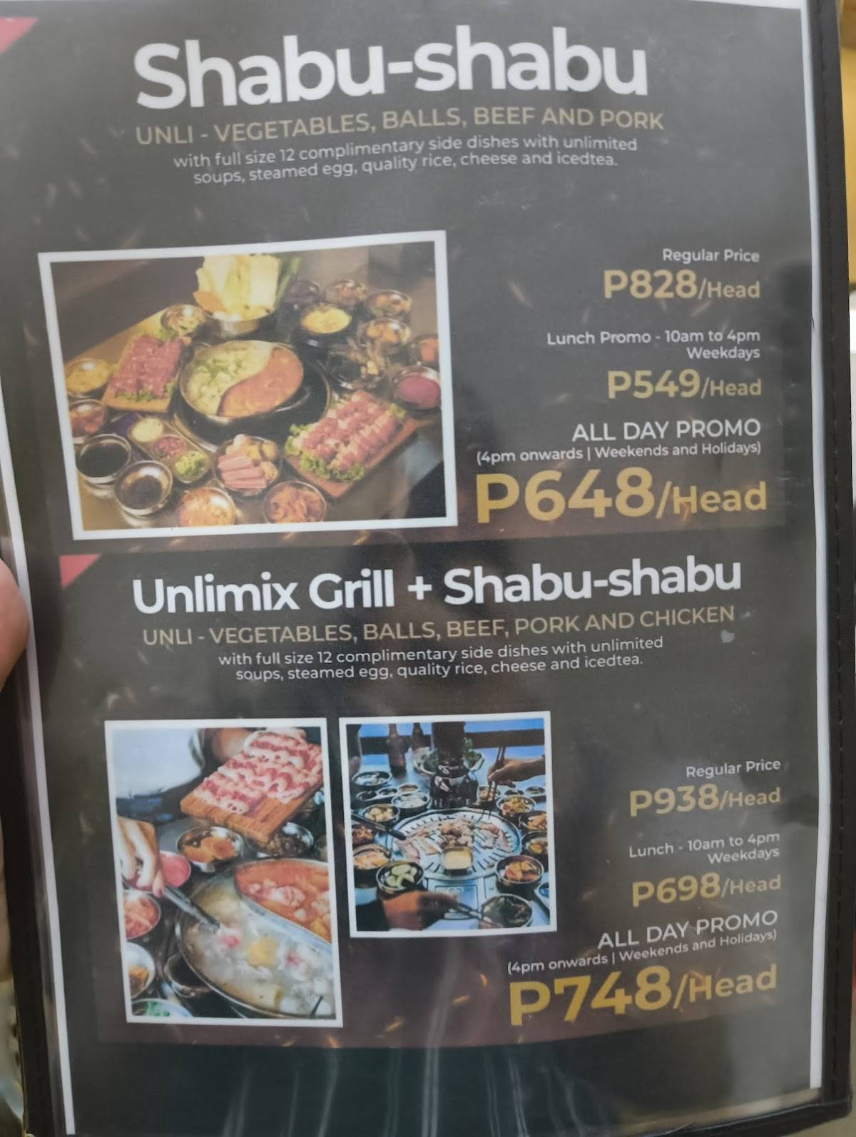 Menu at Premier the Samgyupsal Bonifacio Stopover BGC BBQ, Taguig