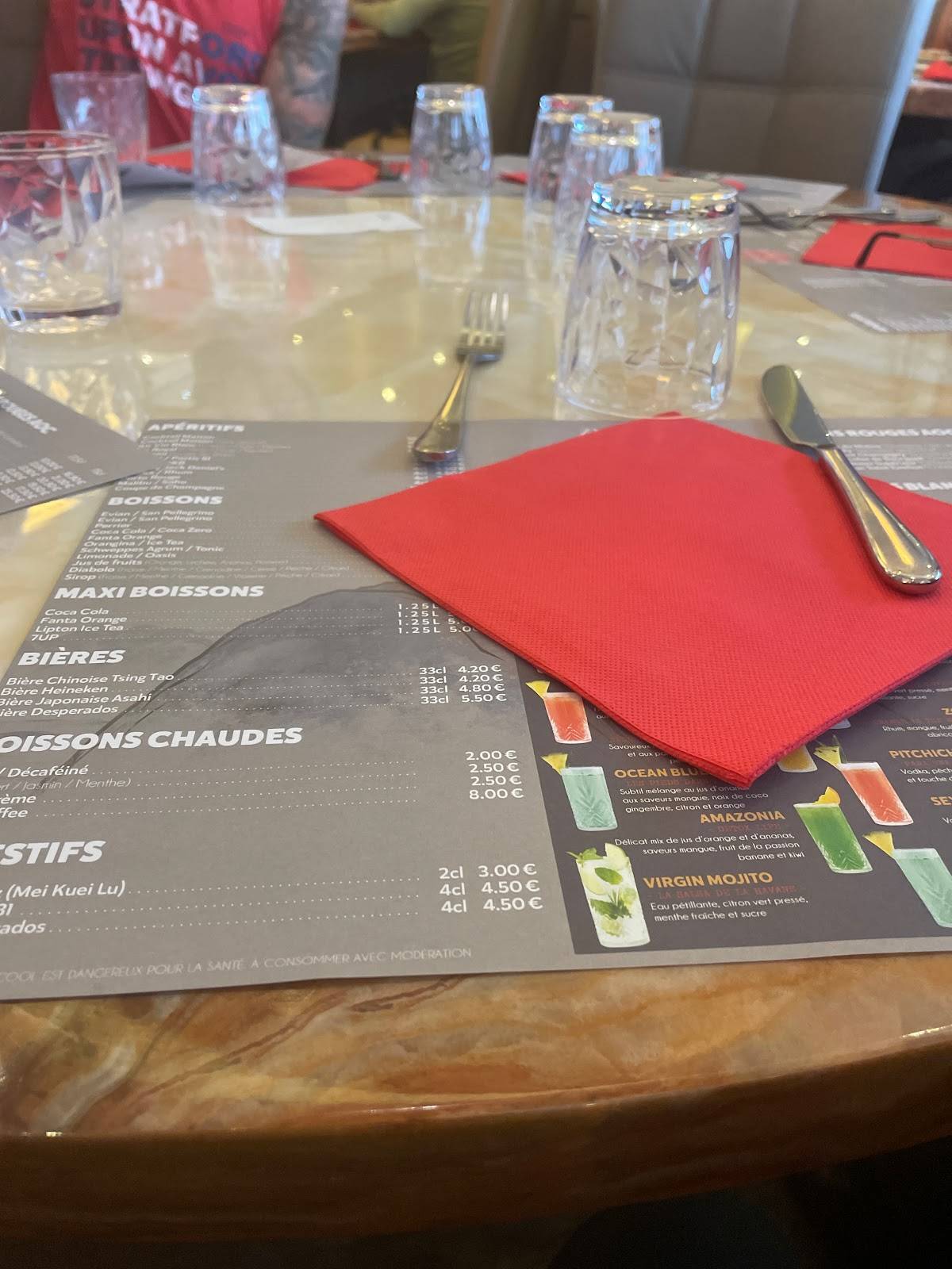 Menu at BO’BUFFET restaurant, Beauvais