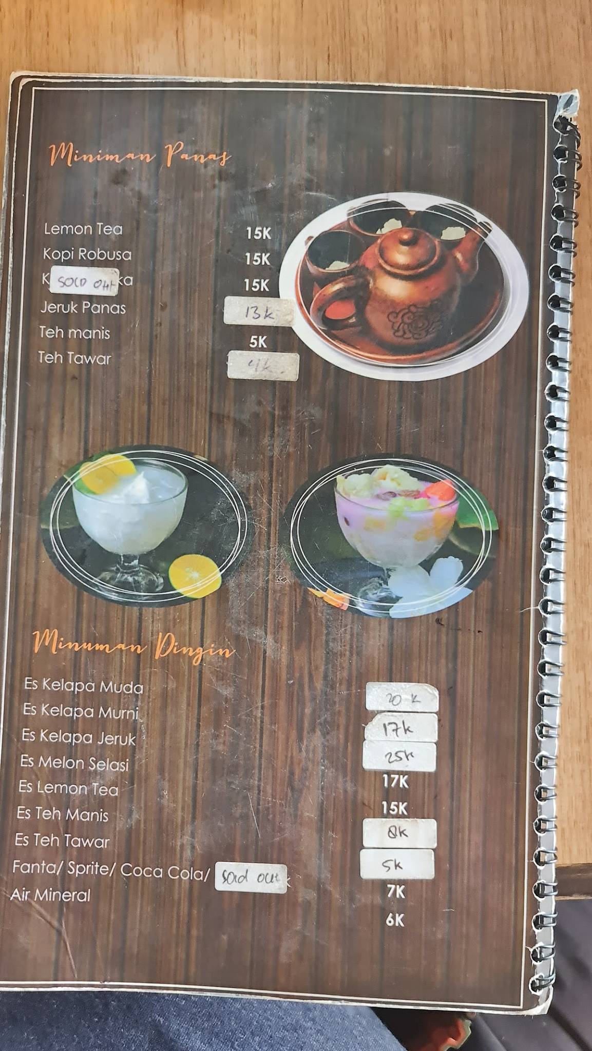 Menu at BUKIT PERWIRA Cafe and Resto, Indonesia