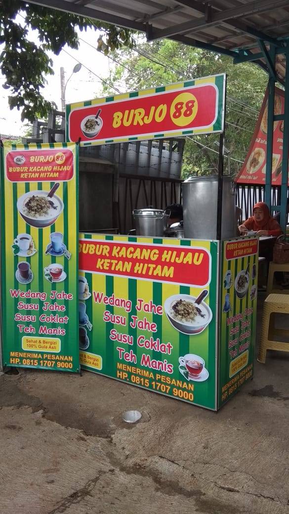 Carta del restaurante BURJO 88 Bubur Kacang Hijau & Ketan Hitam, Kedung ...