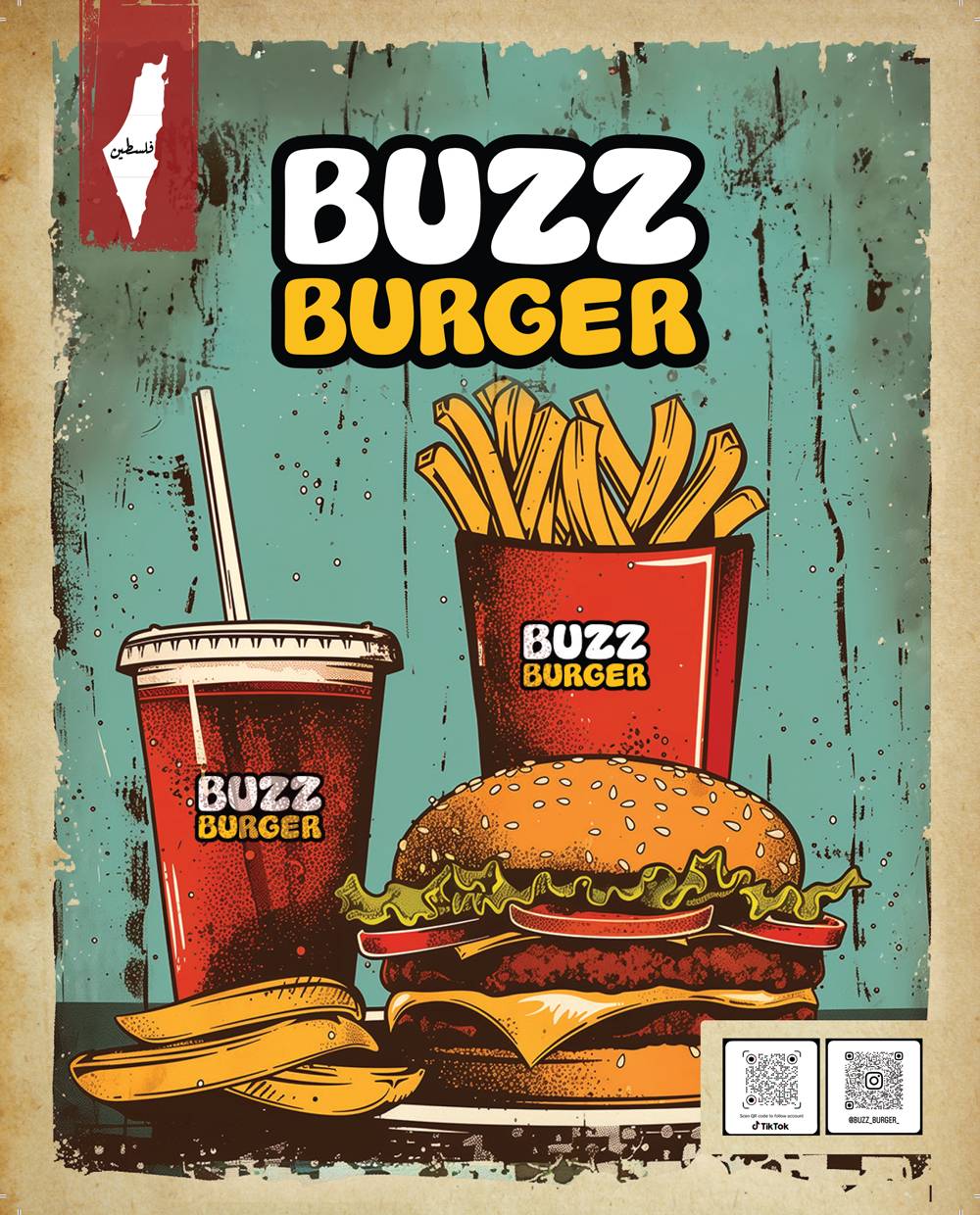 Menu at BUZZ Burger restaurant, Giza