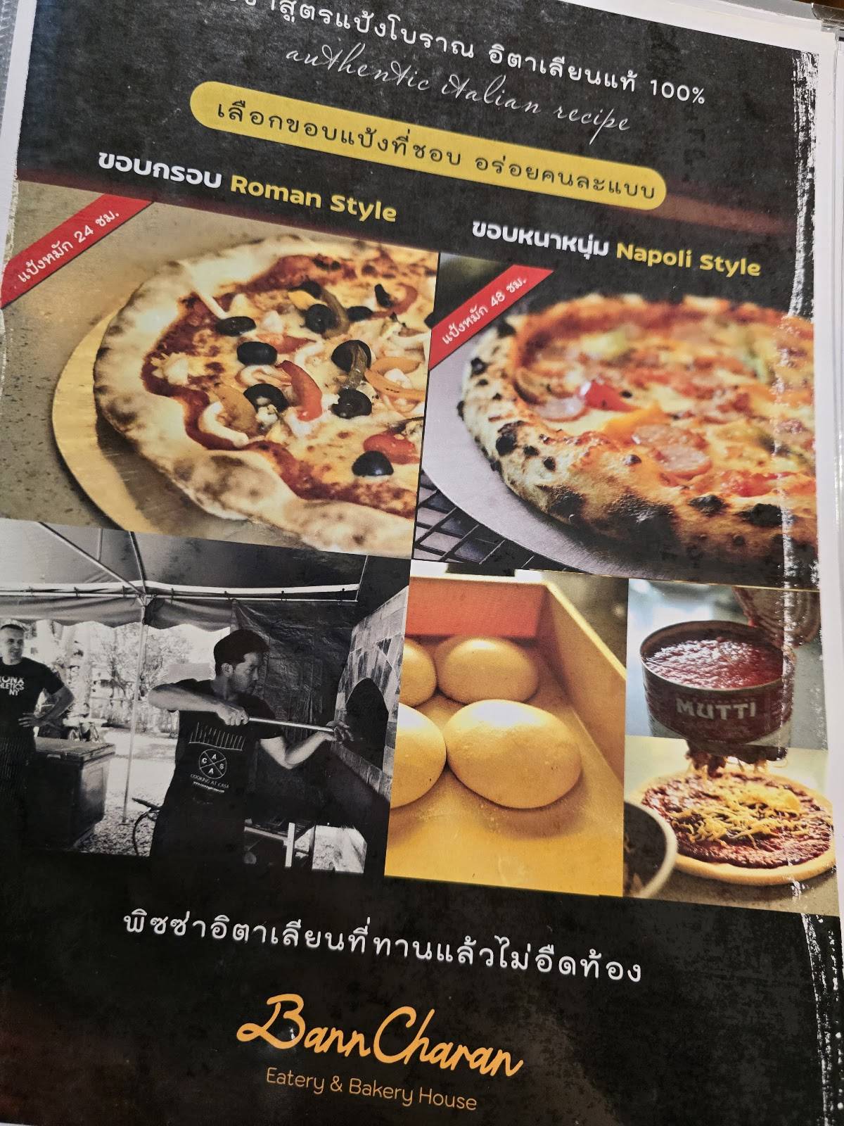 Carta del restaurante Baan Charan Eatery, Bangkok