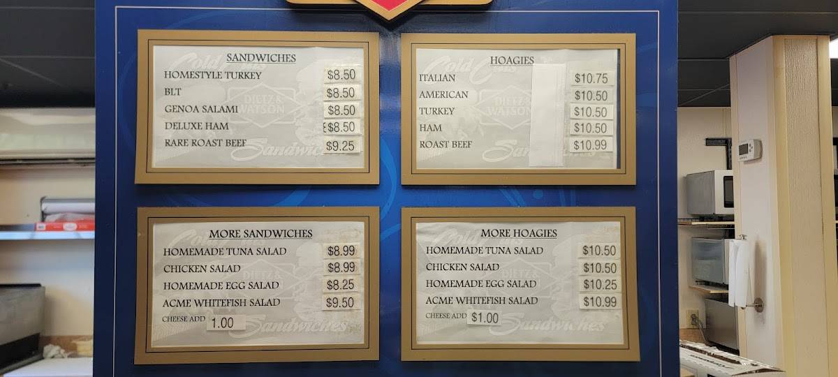 Menu at Bagel Barrel, Doylestown