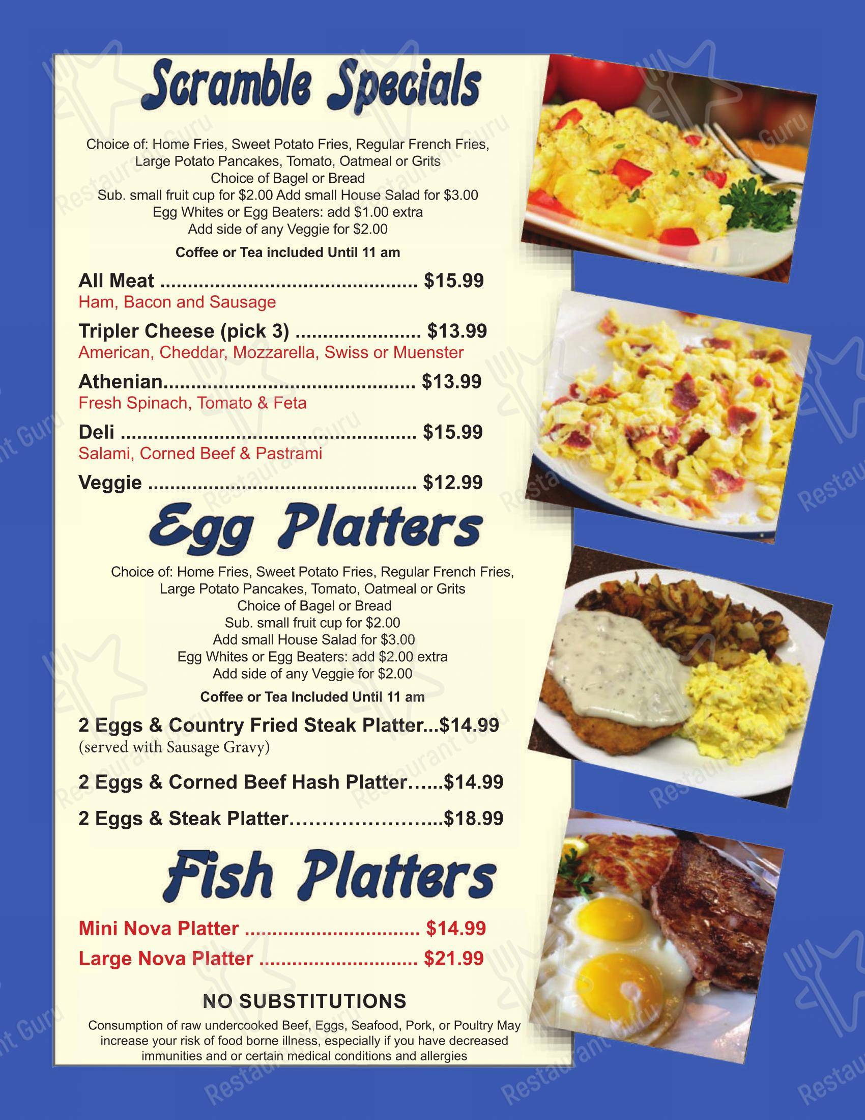 Menu at Bagel Tree Restaurant, Delray Beach