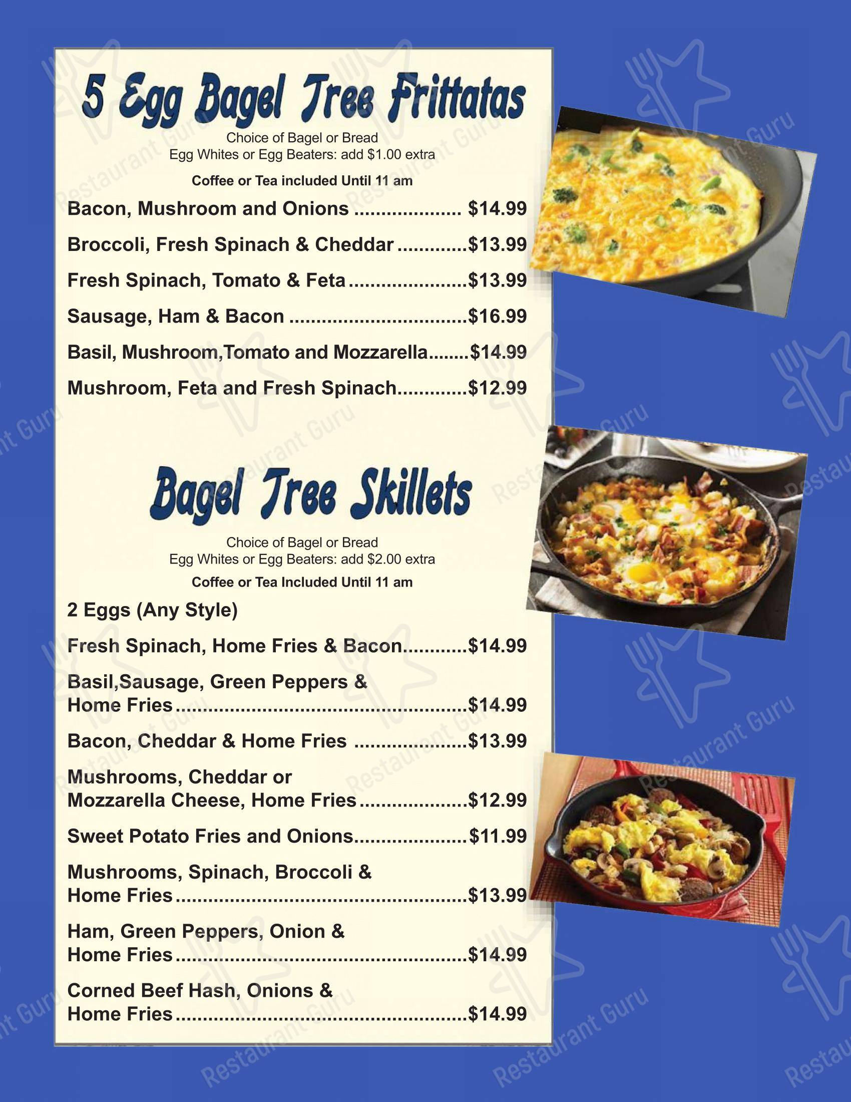 Menu at Bagel Tree Restaurant, Delray Beach