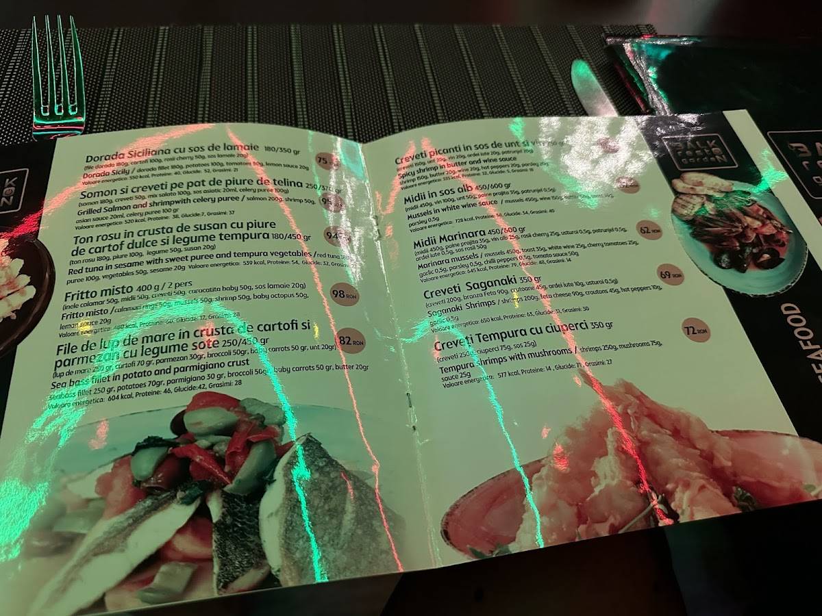 Menu at Balkon Resto Garden, Bucharest