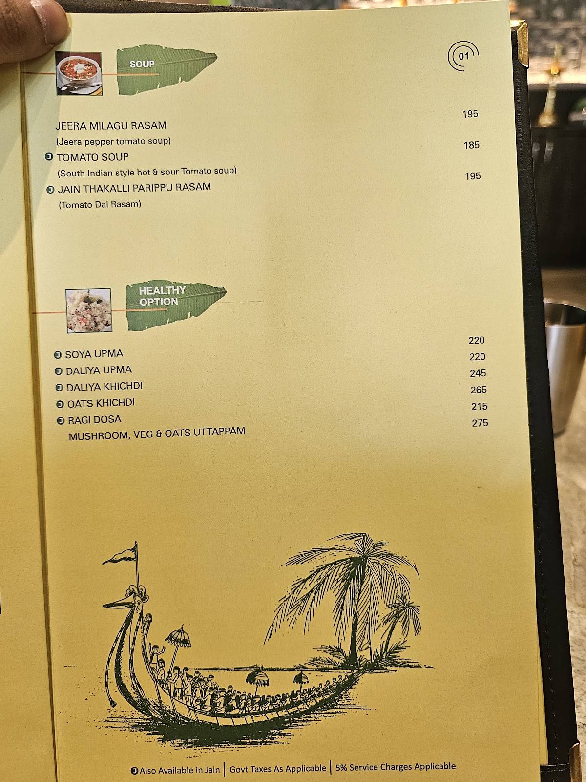 Menu at Banana Leaf Raipur, Raipur