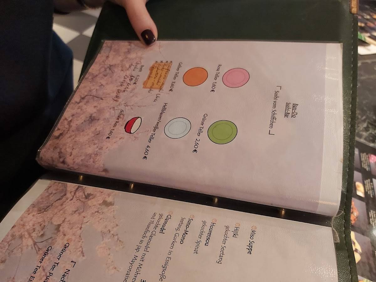 Menu at Bando Sushi-Bar Japanisches Restaurant, Dortmund