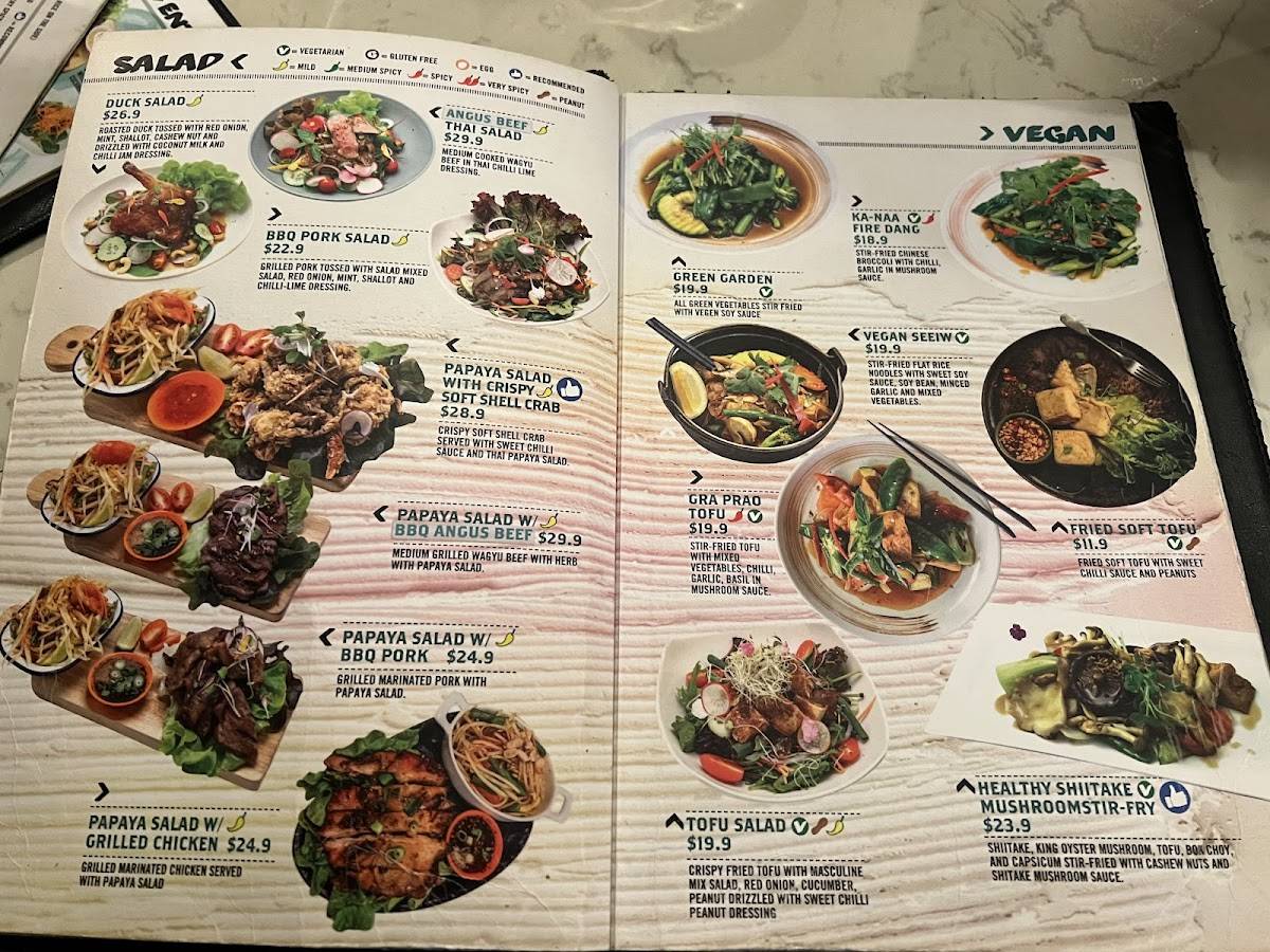 Menu at Bangkok Brothers - Northbridge restaurant, Northbridge, 91 James St