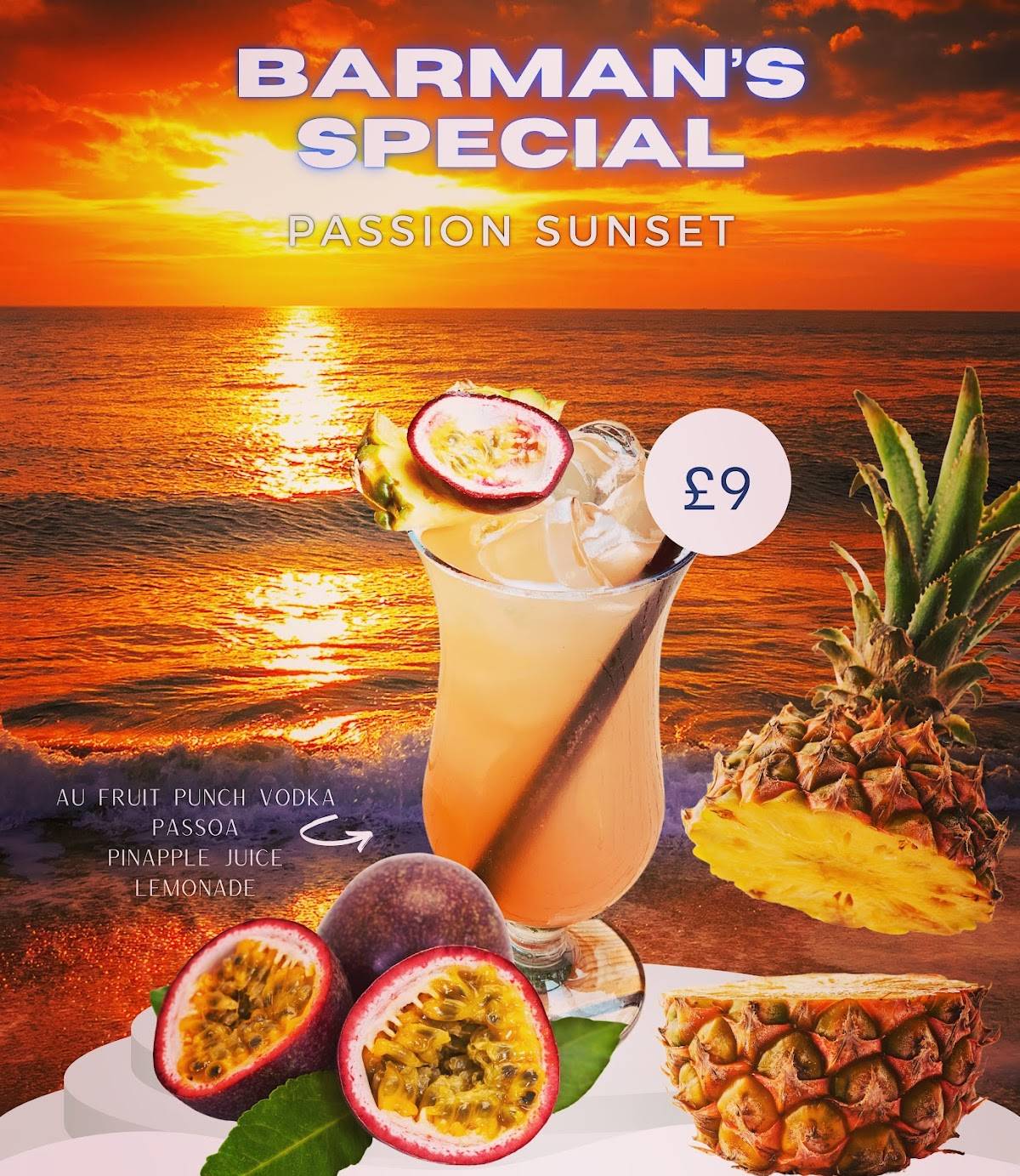 Menu at Bar West, Hamilton