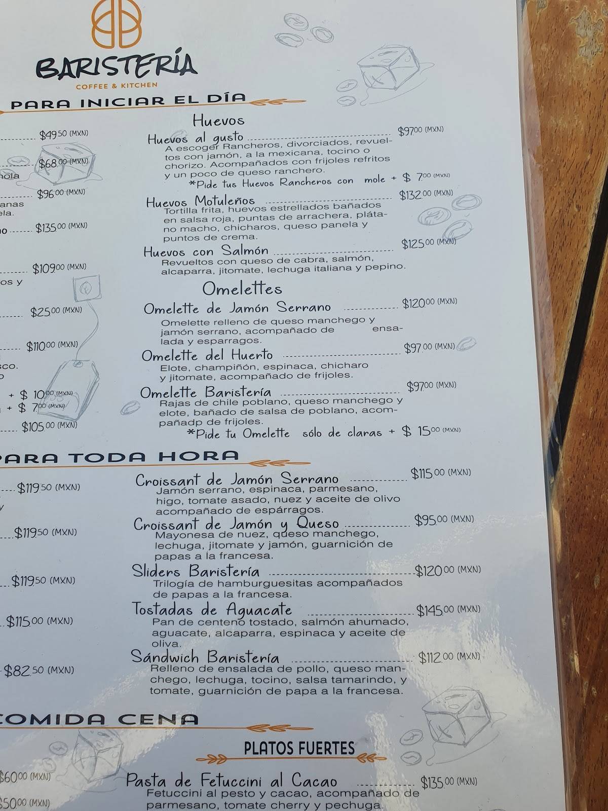 Carta de Baristería, Santiago de Querétaro