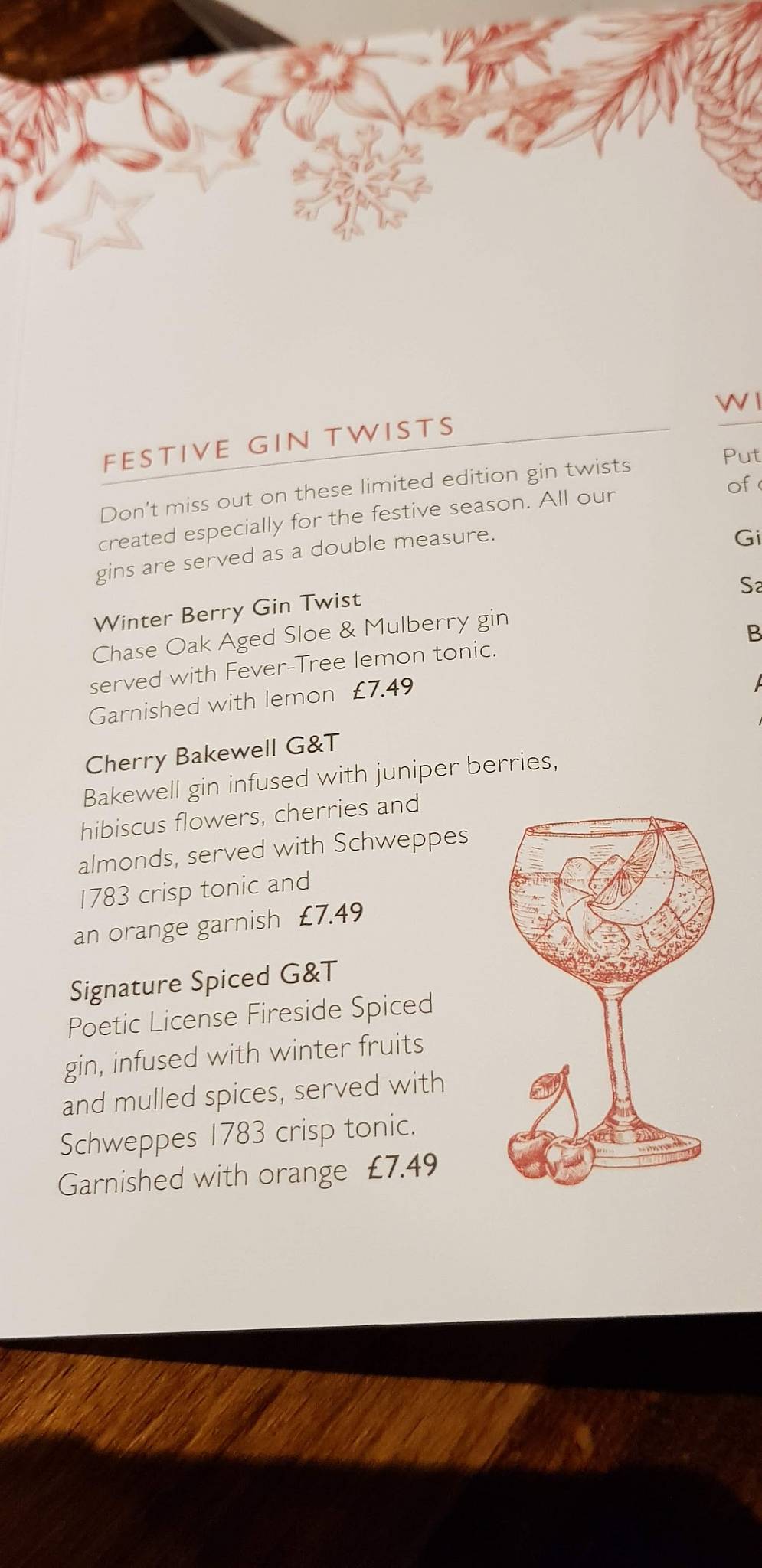Menu at The Wheatsheaf pub & bar, Basingstoke, Winchester Road