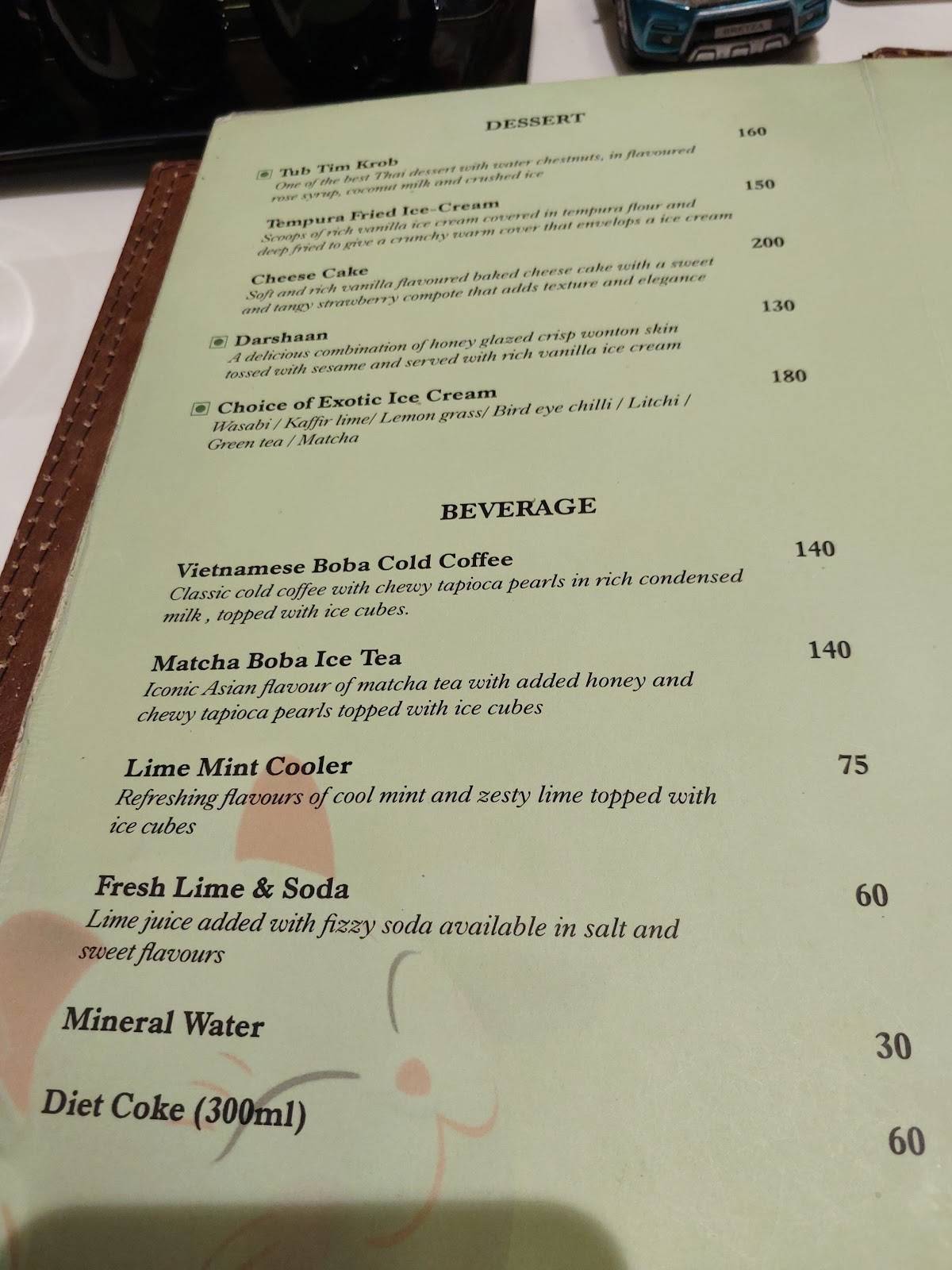 Menu at Chilli & Chives, Bengaluru