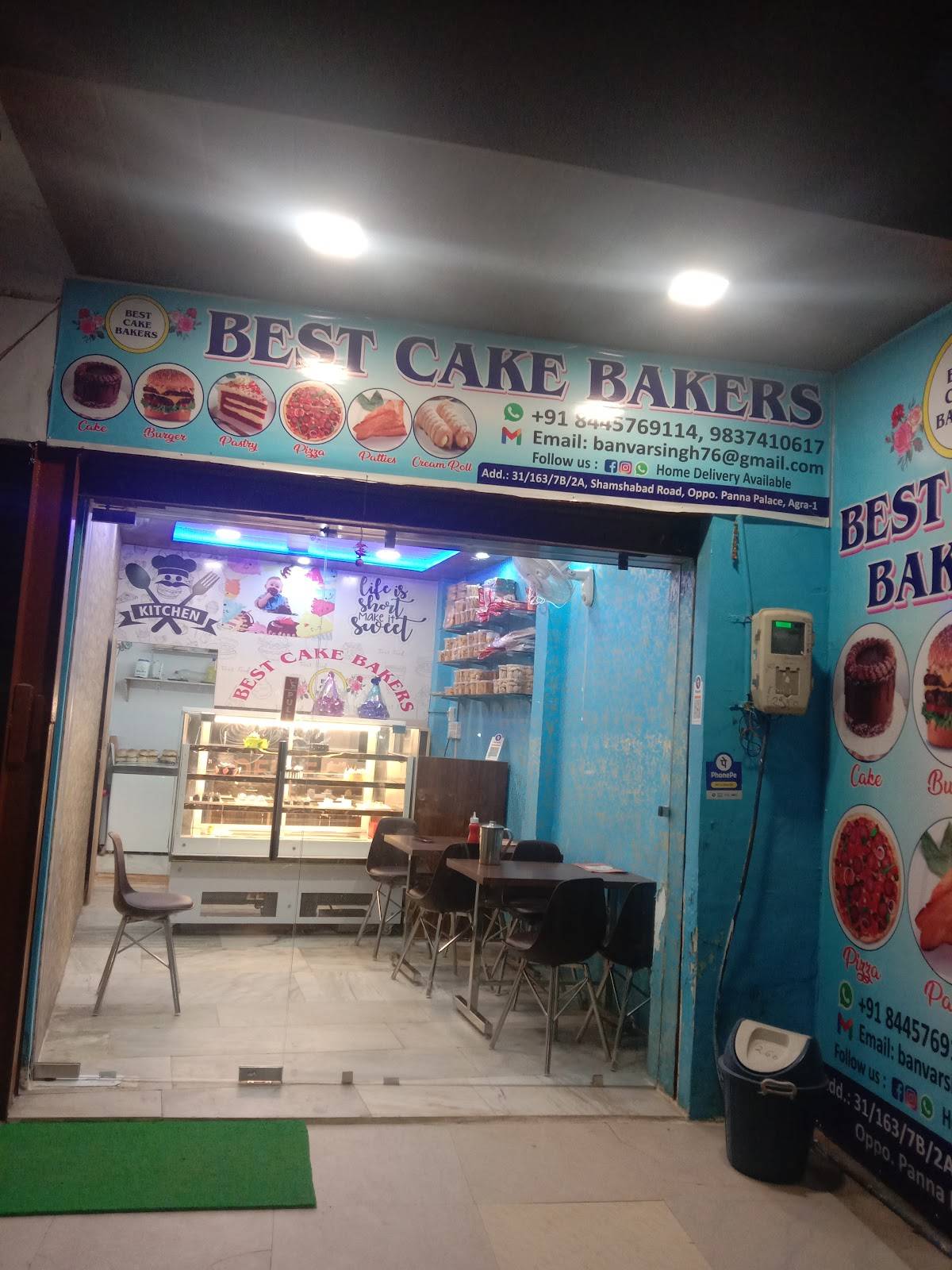 Menu at Best Cake Bakers, Agra