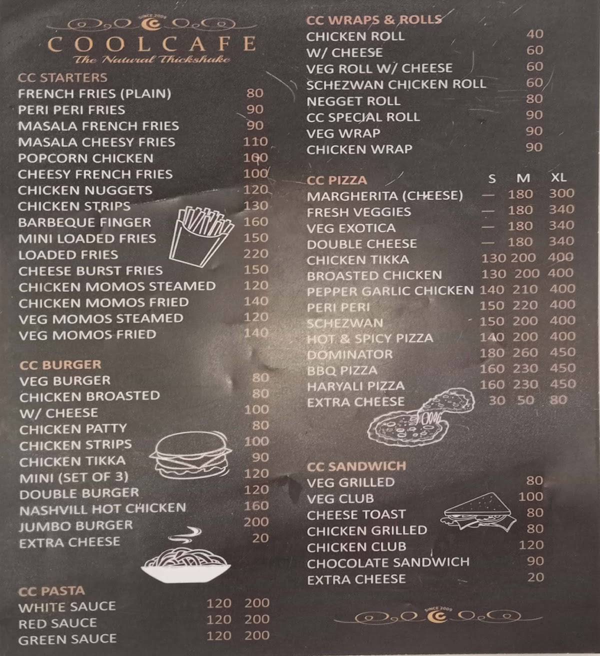 Menu at Cool Cafe, Bhatkal, Azad Nagar 4th Cross