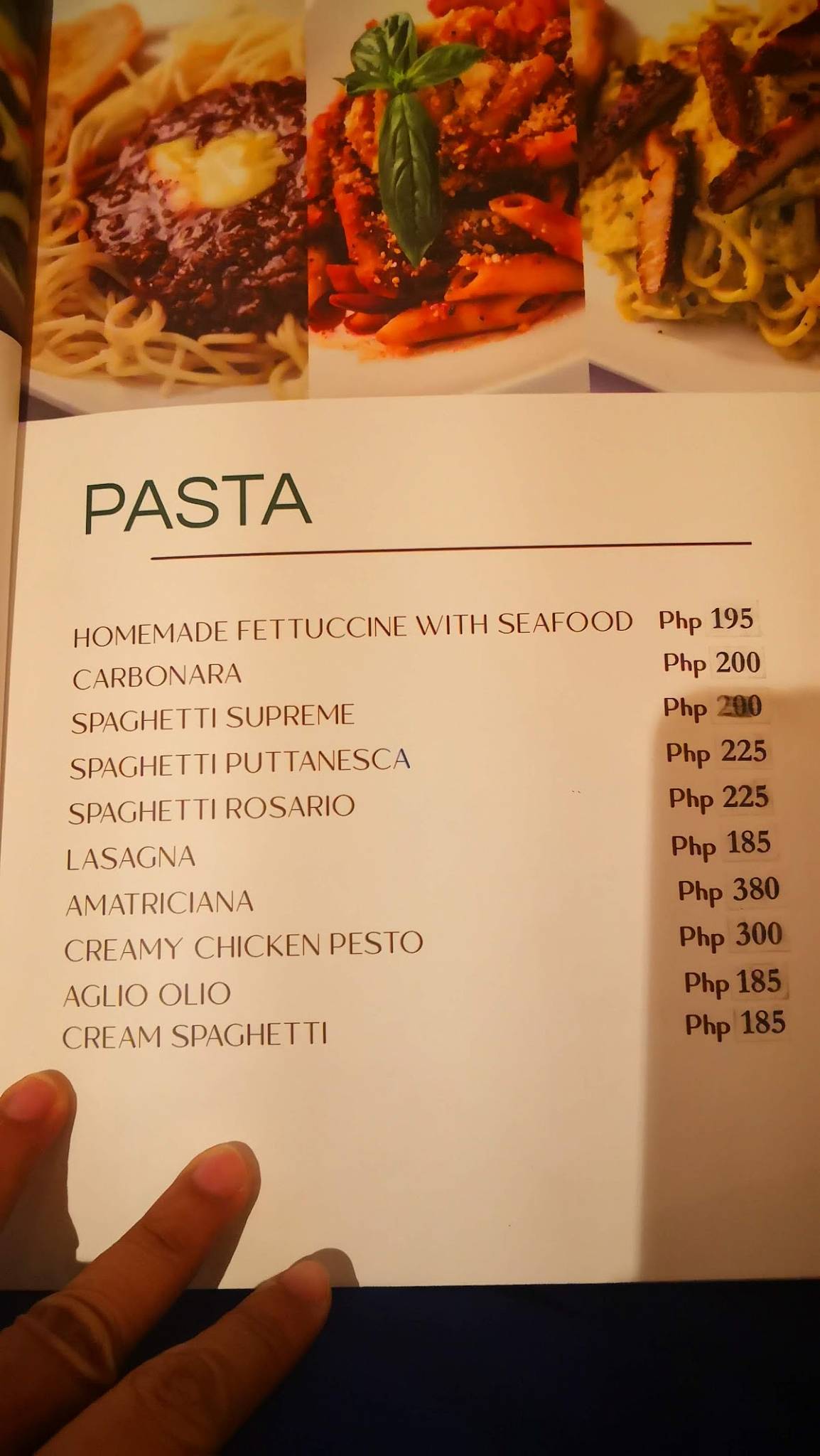 Menu at Bistro Rosario Torres Davao restaurant, Davao City, 247 F ...