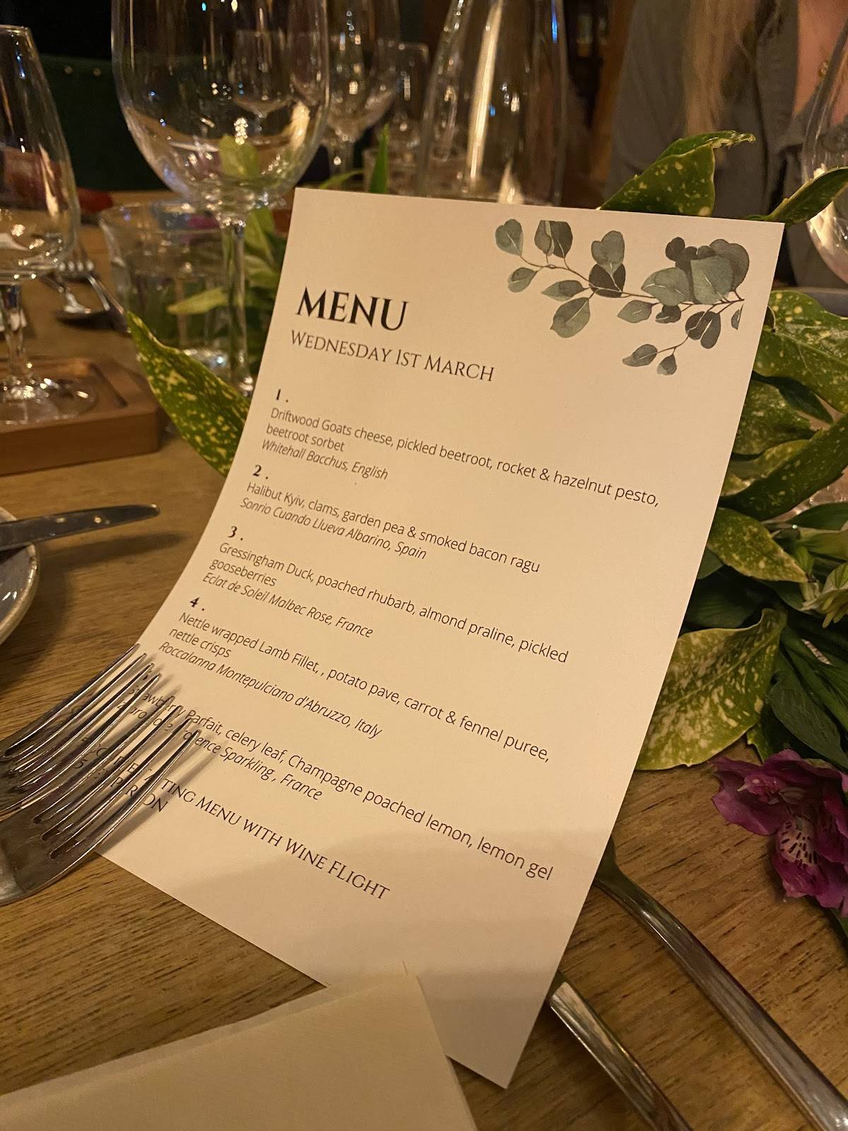 Menu at Red Barn, Lingfield, Tandridge Ln