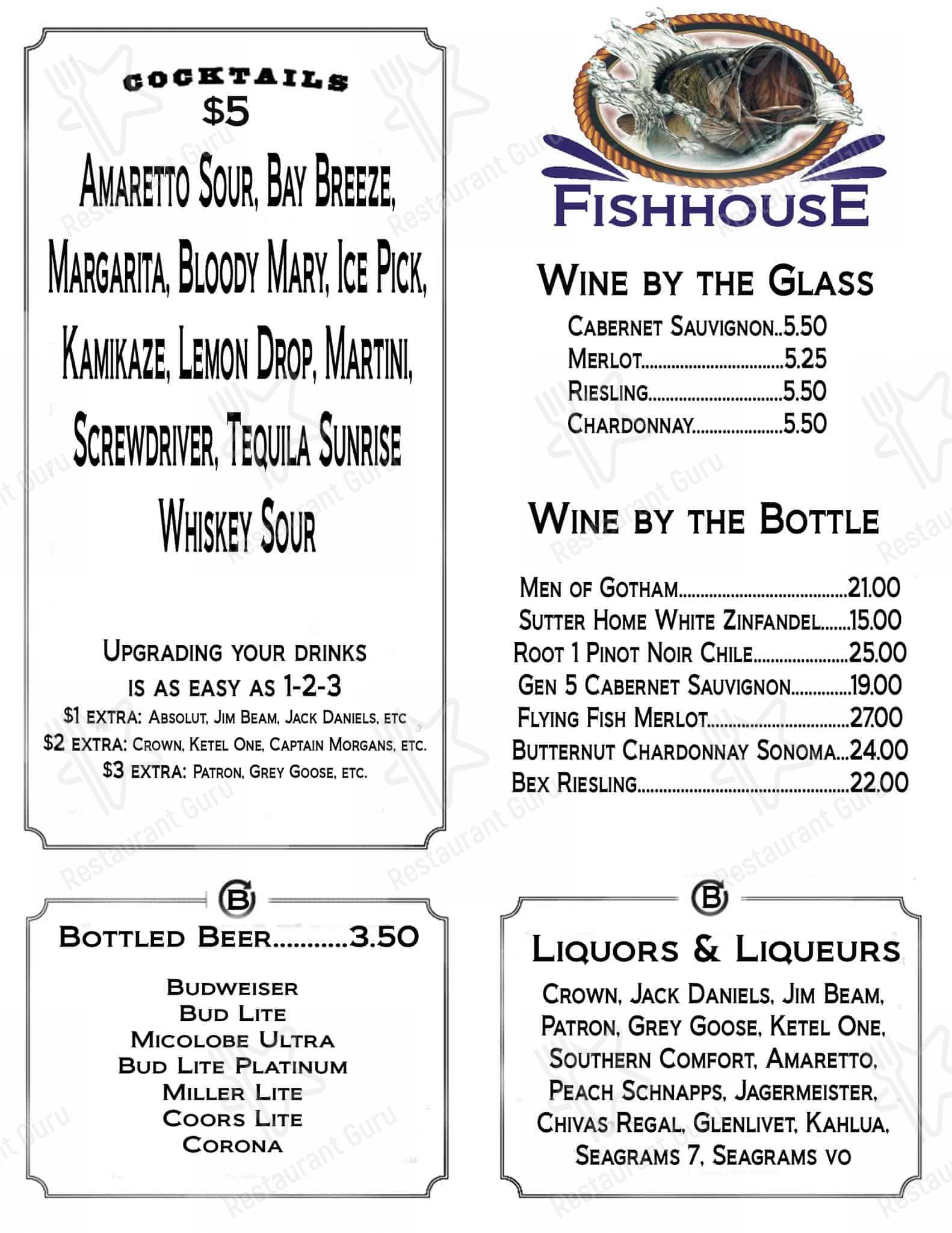 Menu at Blue Bank Fish House & Grill restaurant, Tiptonville, State ...