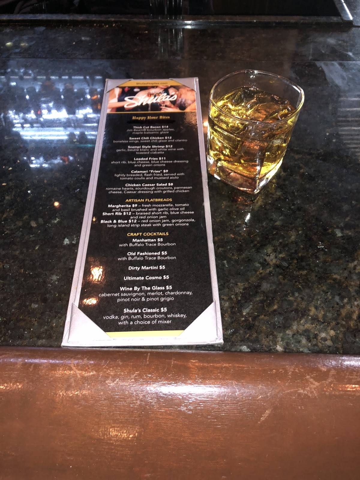 Menu at Blue Martini Lounge Naples pub & bar, Naples
