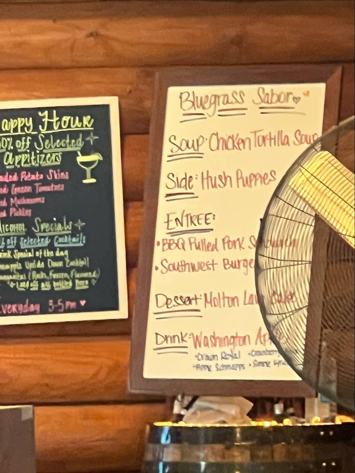 Menu at Bluegrass Sabor restaurant, Lawrenceburg, Chico Drive