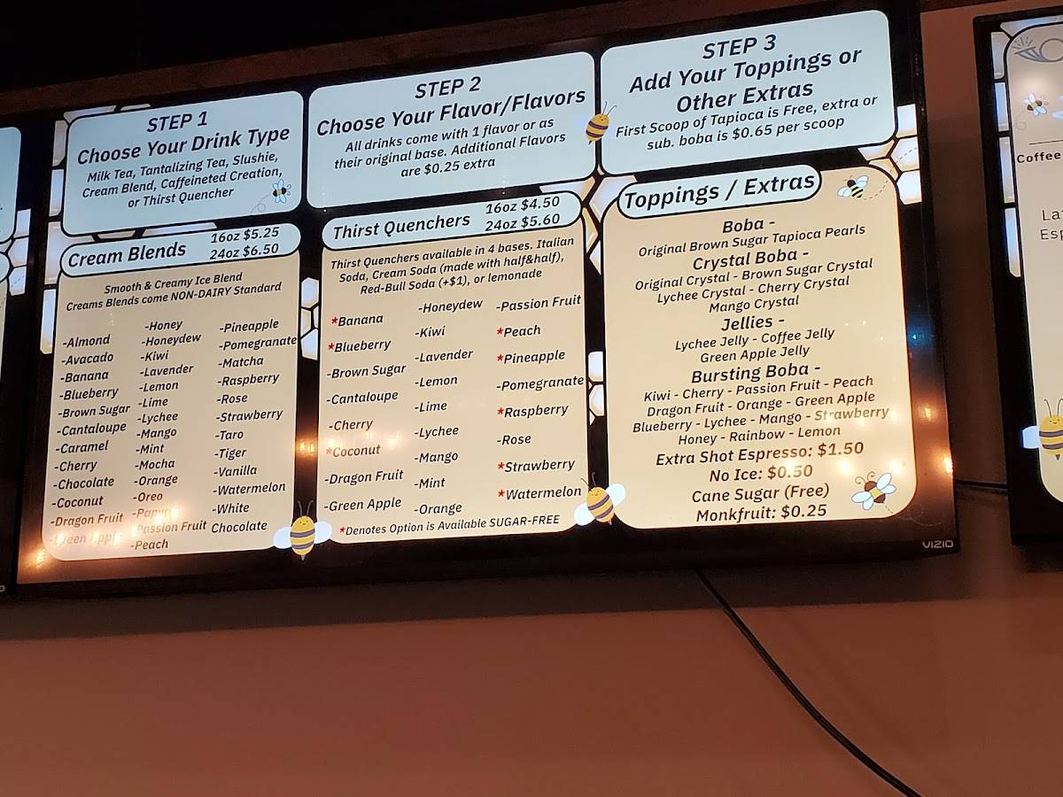 Carta de Boba Tea Hive, Liberty